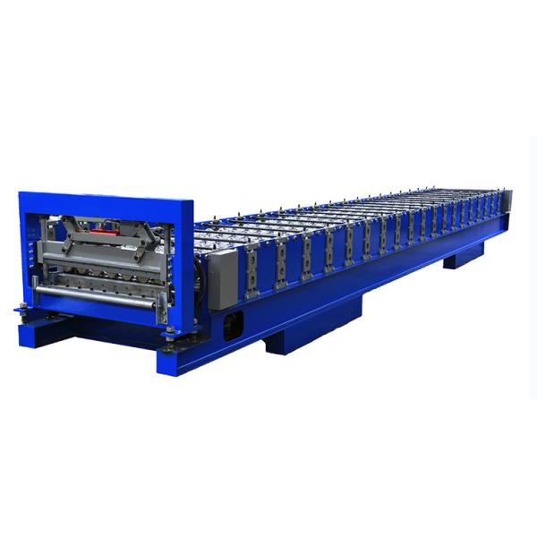 Quality Hot Rolled Steel Full Auto Corrugated Roof Making Machine 0.3-0.8mm thickness High Speed for sale