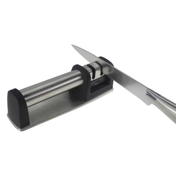 Quality 2 Stage Kitchen Knife Sharpener With Stainless Steel Base Replace Sharpening for sale