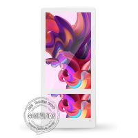 Quality 1080P Dual Screen Wall Mount LCD Display Remote Control With Android 8.1 System for sale