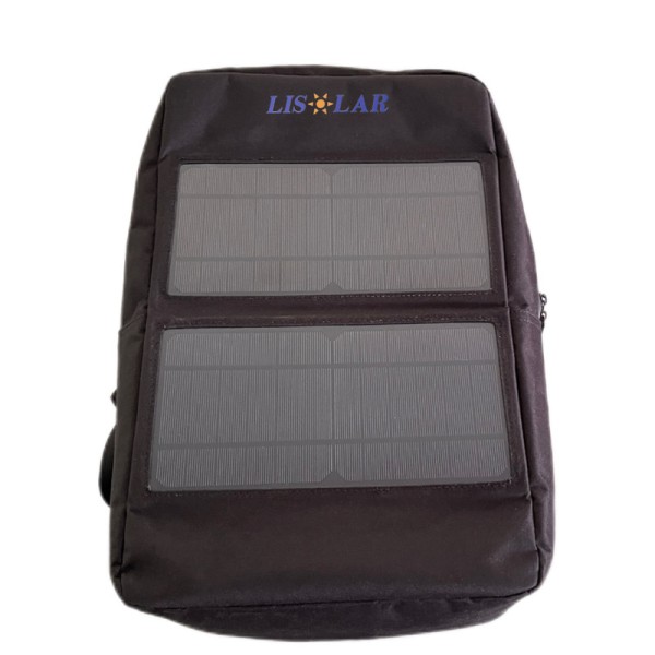 Quality Waterproof Nylon Lining 60L Solar Panel Backpacks With Dual USB Water Resistant Zipper for sale