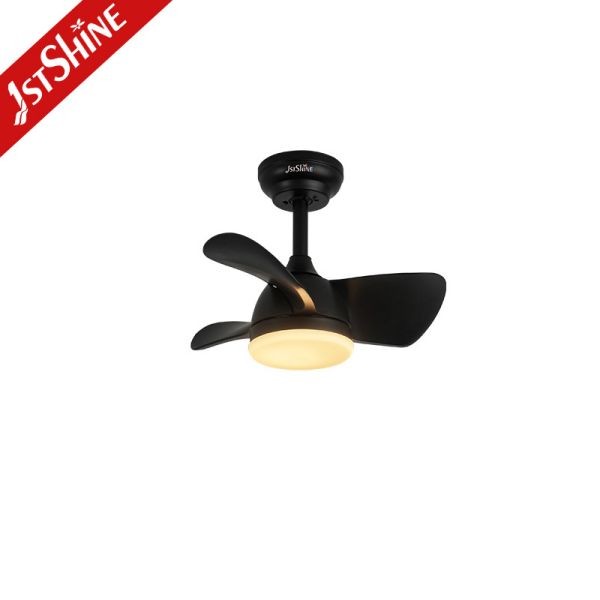 Quality Led Light Small Ceiling Fan Decorative Quiet DC Motor For Small Room for sale