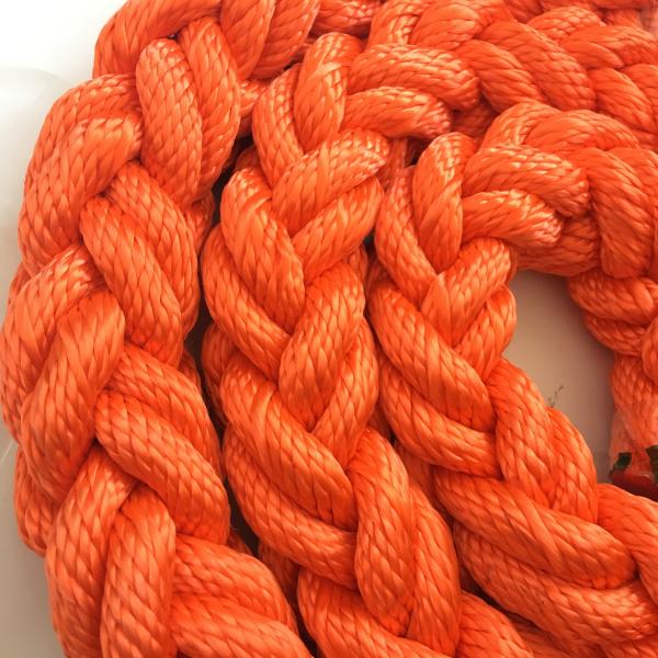 Quality High Tenacity 8 Strand Polyester Berth Mooring Ship Rope 48mm-120m Diameter for sale