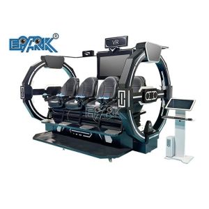 Quality multiplayer 9D VR Ride 360 VR 4 Person Cinema Arcade Spaceship Simulator for sale