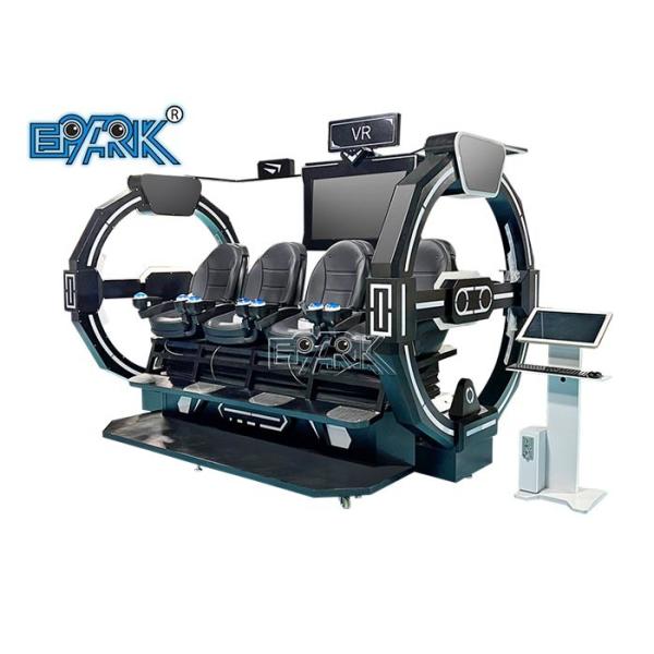 Quality multiplayer 9D VR Ride 360 VR 4 Person Cinema Arcade Spaceship Simulator for sale