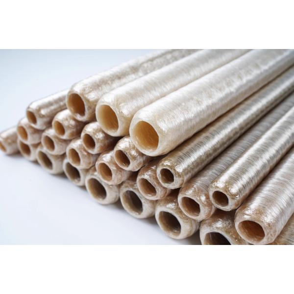 Quality food grade stripe printed plastic casing fish sausage casings for sale