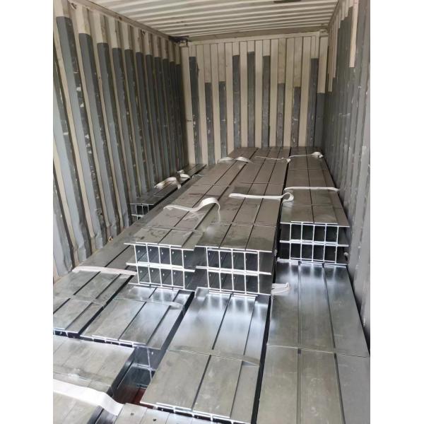 Quality S275JR Galvanized H Beam Retaining Wall Punching Bending Welding Service for sale
