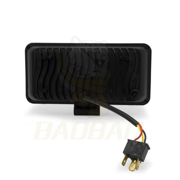Quality 7 Inch Rectangle White Yellow 12V Universal Car Bright Work Lights for sale