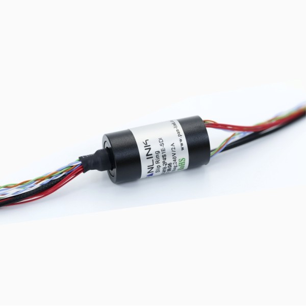 Quality 100Mbps Ethernet Slip Ring Combining HD-SDI RS42 Interference Free Propagation for sale