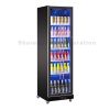 china Vertical 418L Commercial Display Refrigerator Double Glazed Door For Shop