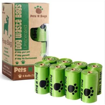 Quality Biodegradable 20 Micron PLA Water Soluble Poop Bags for sale