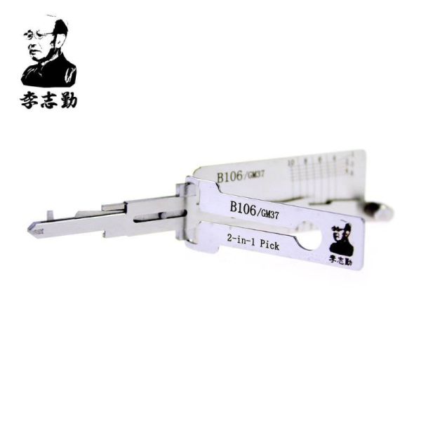 Quality LISHI GM37 Auto Locksmith Tools 2 in 1 Pick Lishi GM37 /B106 Lock Pick and for sale