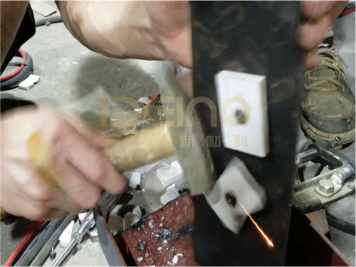 weldable ceramic tile
