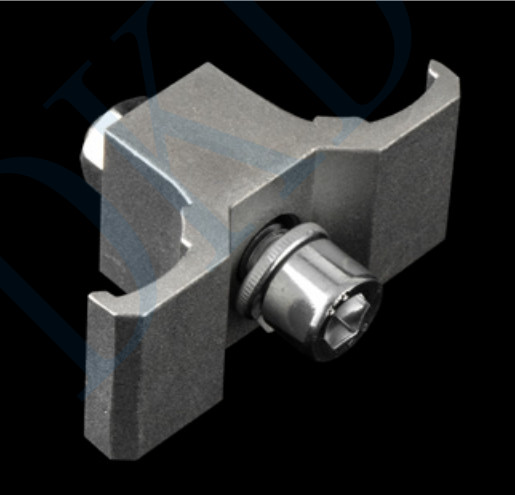 Quality DYE28-01 Castor Wheel Mounting Base Wheel Support Bracket For Lean Rack System for sale