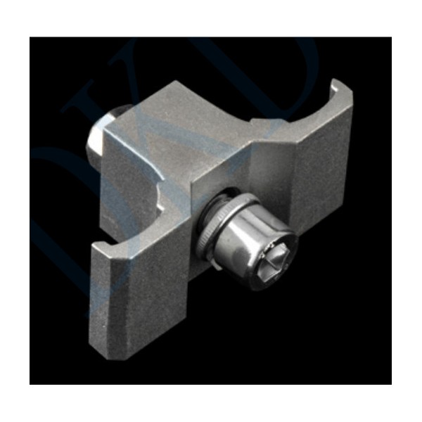 Quality DYE28-02 Castor Wheel Mounting Base Wheel Support Bracket For Lean Rack System for sale
