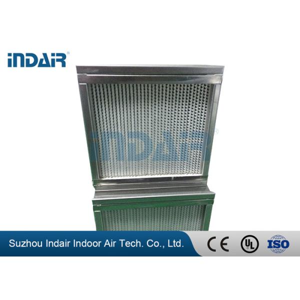Quality Polyurethane Sealant Deep Pleated HEPA Filter 610*610mm Aluminum Material for sale