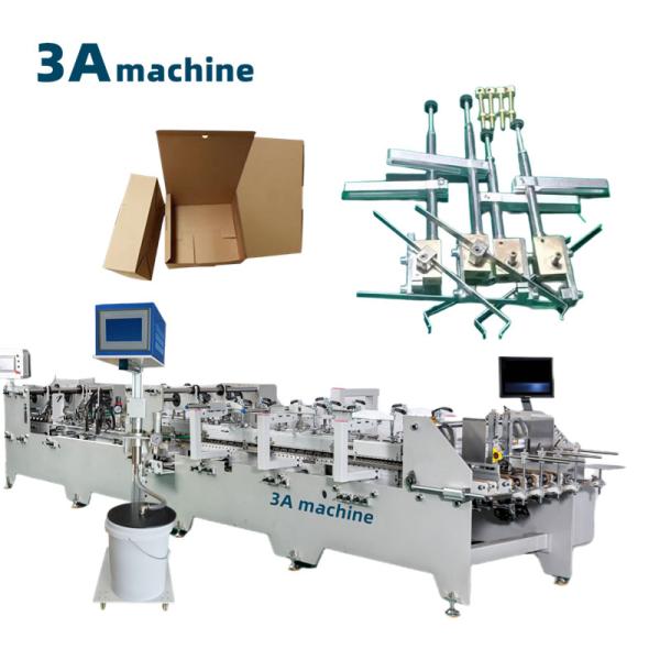 Quality CQT 900YG-2 Mechanical Folder Gluer for Pre-folded Corrugated Carton Box Manufacturing for sale