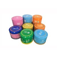 Quality Rust - Proof Spice Packing Metal Tin Can With Plastic Lid 100g 200g Capacity for sale