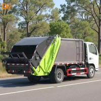 Quality Dongfeng 4x2 6 Cbm Compression Trash Truck Waste Collection Garbage Compactor for sale