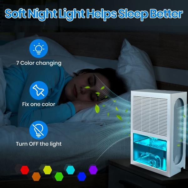 Quality 1L/Day High-Quality Smart Mobile Portable Dehumidifier for sale