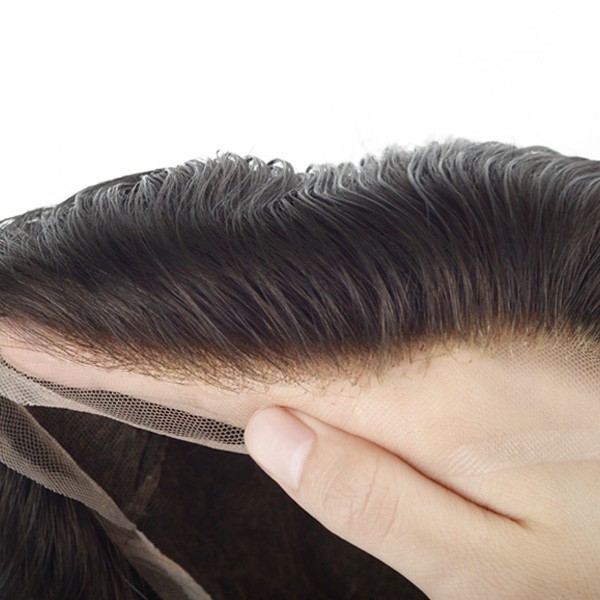 Quality Customizable Density Men Hairpiece Single Knot Custom Toupee for sale