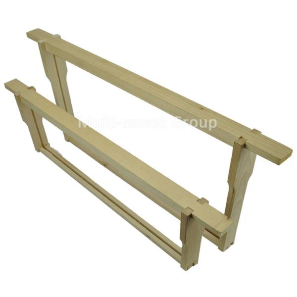 Quality 270g Natural Uncoated Pine Wood British Beehive Frame for sale