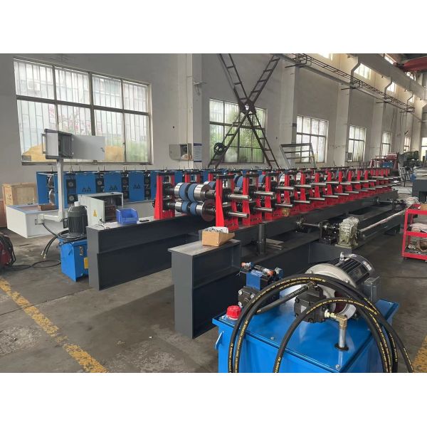 Quality 0.75-1.0mm Thickness PPGI Racking Shelf Panel Roll Forming Machine for sale