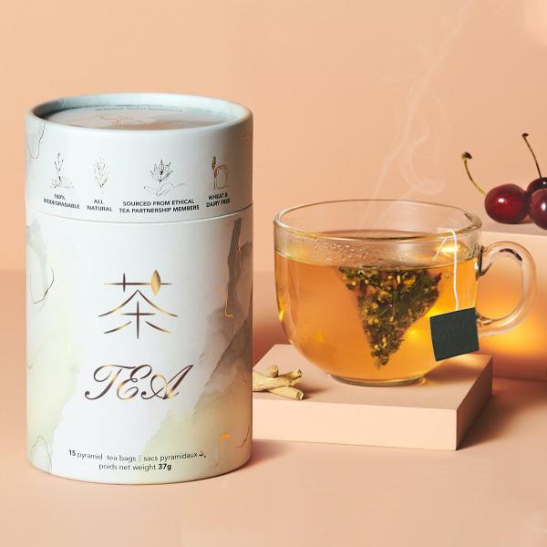 Quality ODM Paper Tube Tea Packaging , Multiusage Tea Box Packaging Design for sale