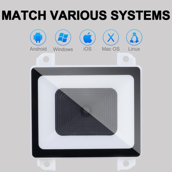 Quality Smart QR Code Wiegand Reader RS485 RS232 USB 1D 2D Embedded QR Code Scanner for sale