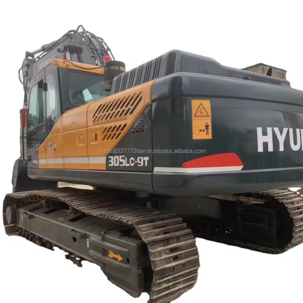 Quality 305LC-9T 30ton Hyundai Big machine Used Excavator with 198 kw Engine from Korea for sale