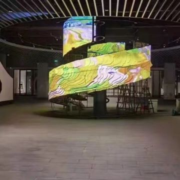 Quality Circular Thin Flexible LED Display Screen P1.8 P2 P2.5 P3 Full Color for sale