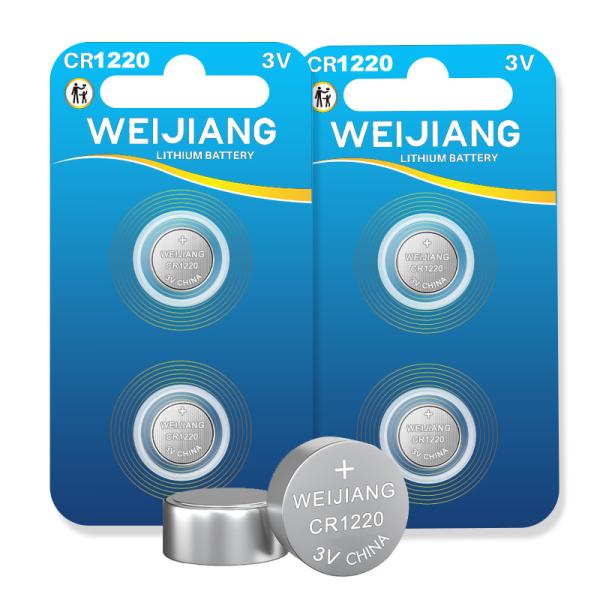 Quality Oem 3v CE Certified Cr1220 Button Cell 40mah For Car Remote Control Bluetooth for sale