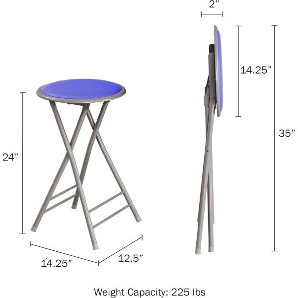 Quality Foldable Kitchen Living Room Portable Indoor Counter Bar Stools Home Folding for sale