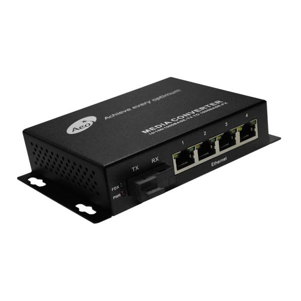Quality 10/100M Fiber Optic To UTP Converter for sale