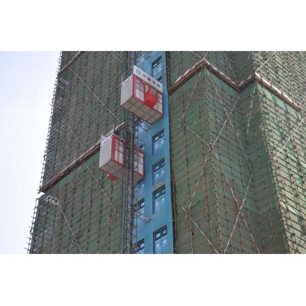 Quality rack and pinion construction hoist,VFD Control, hot dip galvanized 2000kg Construction building hoist , 0-46m/Min Passenger Material Hoist for sale
