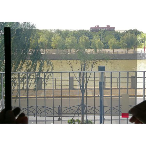Quality Environment Friendly Smart Glass Windows / Grey PDLC Switchable Glass for sale