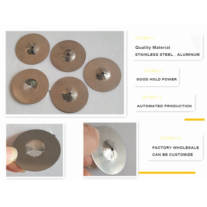 Multiple self-locking washers displayed together