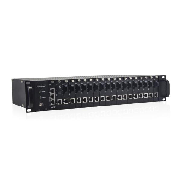 Quality 18 Slot Card Ethernet Media Converter Rack With 5 Years Warranty for sale