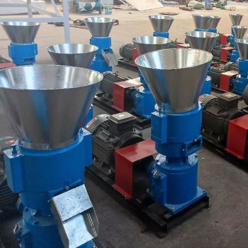 Quality Poultry Feed Diesel Pellet Mill Flat Die Electric Pellet Machine for sale