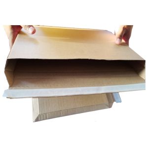 Quality Recycled A4 Size Eco Friendly Rigid Mailers Corrugated Cardboard Envelope Box for sale