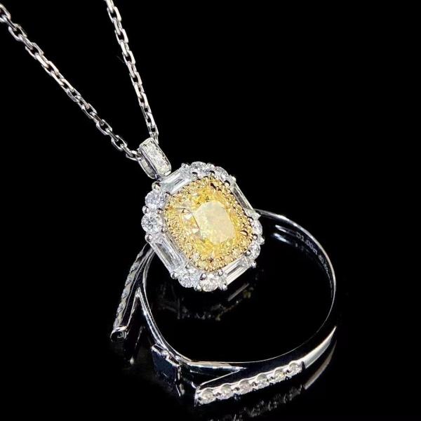 Quality Initial Payment 18K Lab Diamonds Ring and Yellow Diamond Dual Purpose Ring and for sale