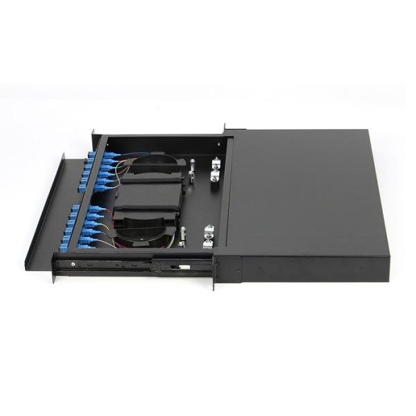 Quality 12 to 144 Ports 19 Inch Rack Mount Slidable ODF With SC LC Interface for sale