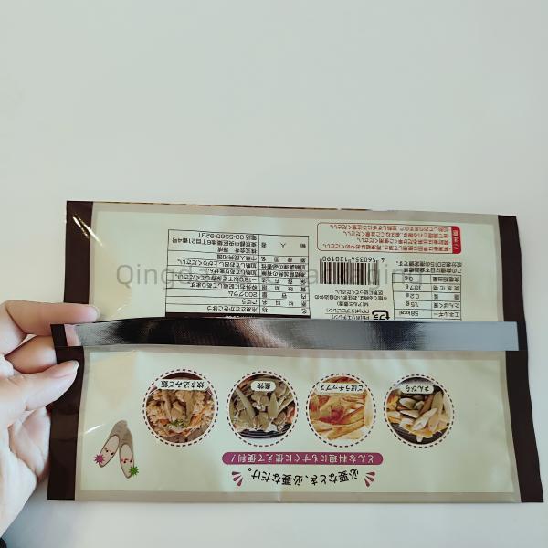 Quality Compoud Back Seal Bag Heat Sealing Plastic Back Middle Lap Seal Easy Tear Food Packaging for sale