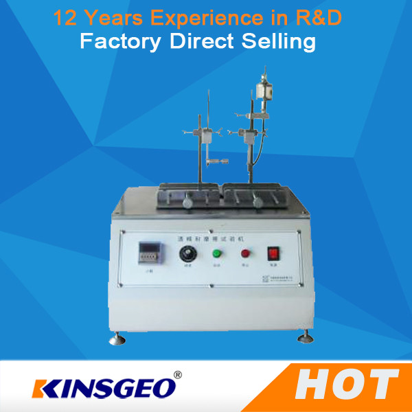 Quality 310×200 mm Size Thermal Deformation Friction Testing Equipment Alcohol Abrasion Tester with Speed 10~120rpm for sale