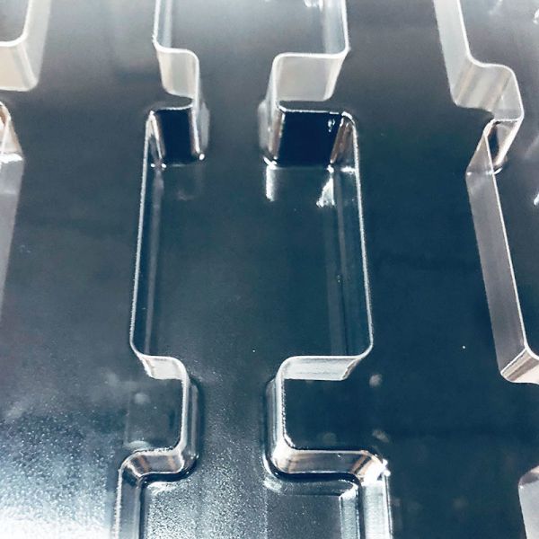 Quality Clear PET Turnover Plastic Holder Blister Tray for Semiconductor Components for sale