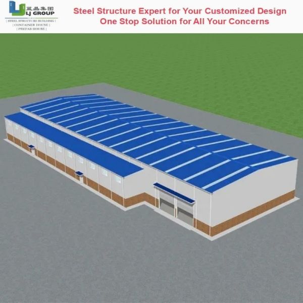 Quality Fireproof Steel Structure Building Rigorous Inspection Precision Manufacturing for sale