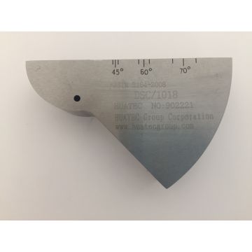 Quality Hard Ultrasonic Calibration Block IIW type 2 Calibration Block Ultrasonic Ndt for sale