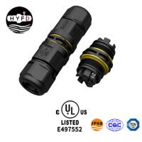 Quality 4 Pin Straight Screw Termination CQC Waterproof Circular Connectors for sale