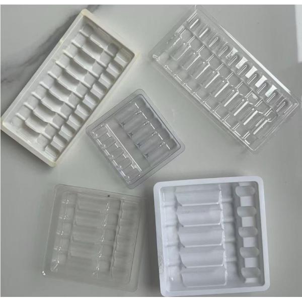 Quality Customized Pharmaceutical Packaging Disposable Blister Vial Medical Plastic Tray for sale