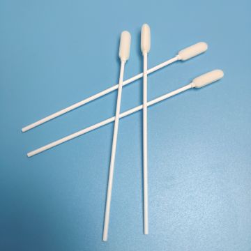 Quality PP Stick Foam Sponge Head Disposable Sampling Swab White Color for sale