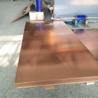 Quality Cold / Hot Rolled Polished Copper Plate Sheet 2mm 1000mm-6000mm Length for sale